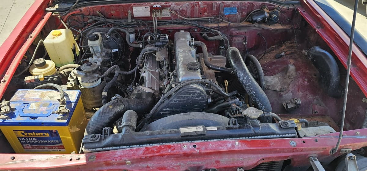 Car Wreckers - Ford Courier 2002 Red Manual Petrol