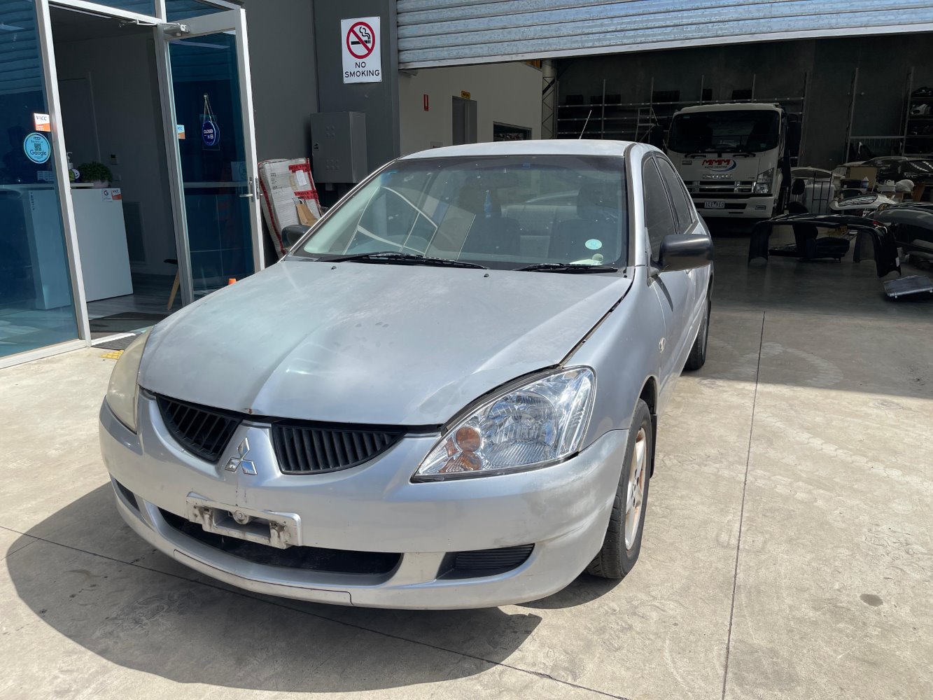 Car Wreckers - Mitsubishi Lancer 2004 Silver Auto Petrol