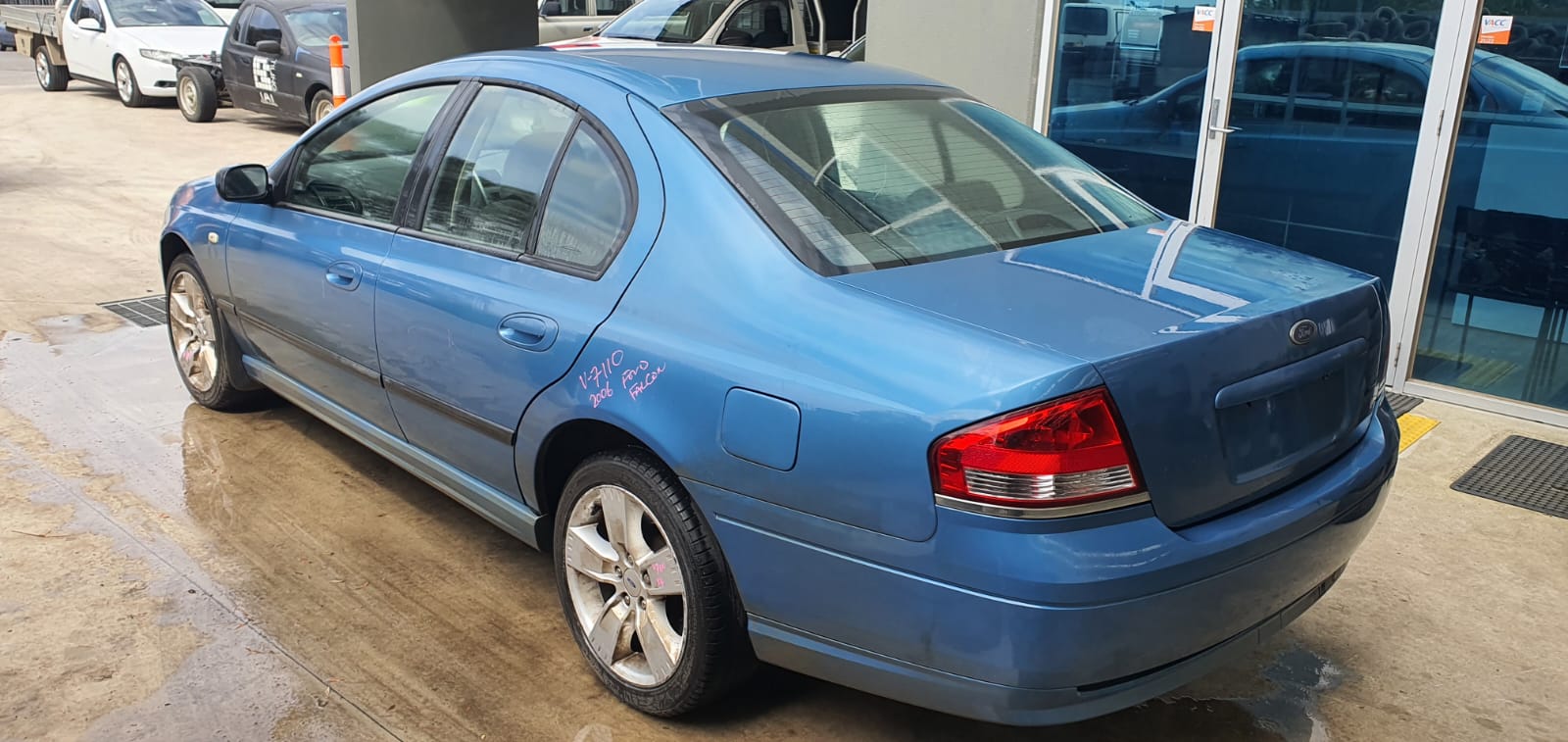 Car Wreckers - Ford Falcon 2006 Blue Auto Gas