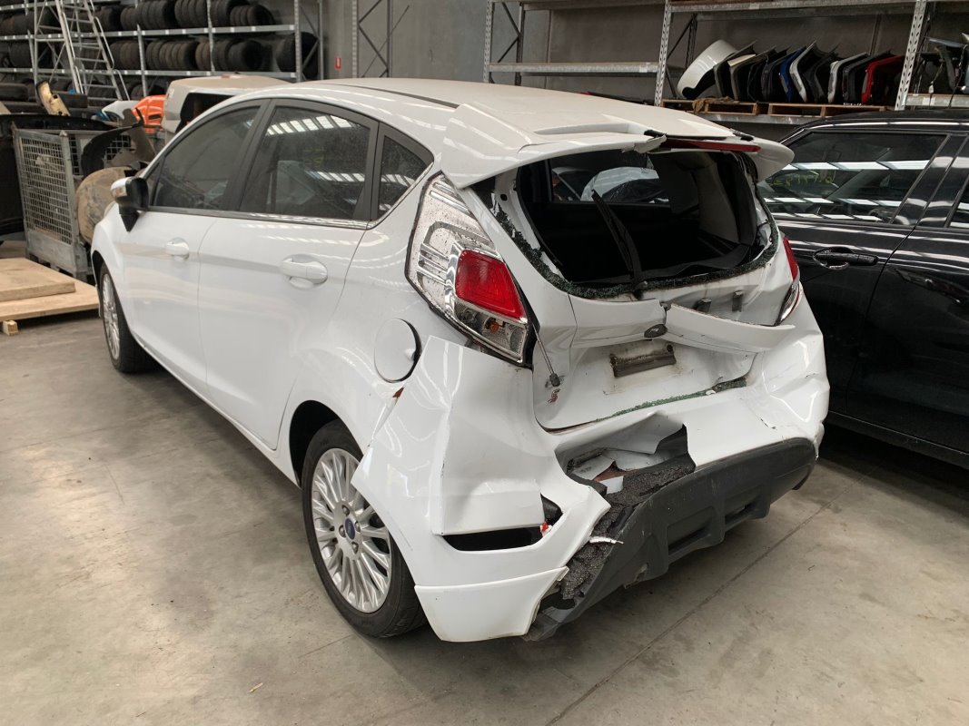 Car Wreckers - Ford Fiesta 2016 White Auto Petrol