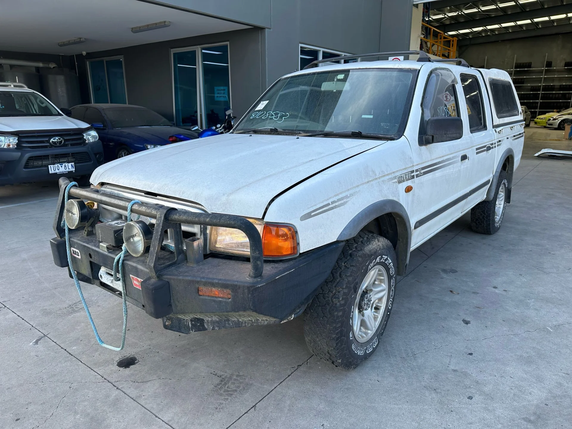 Car Wreckers - Ford Courier 1999 White Manual Diesel