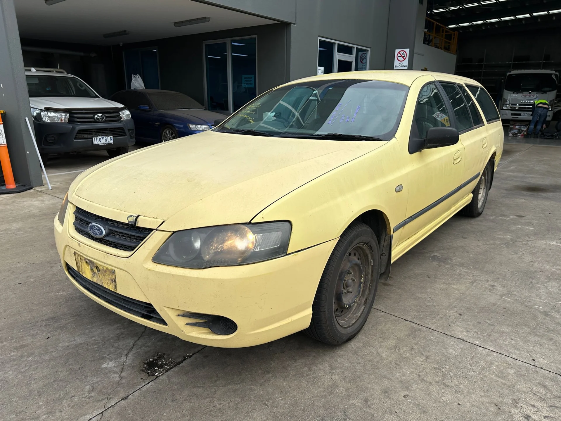 Car Wreckers - Ford Falcon 2008 Yellow Auto Petrol