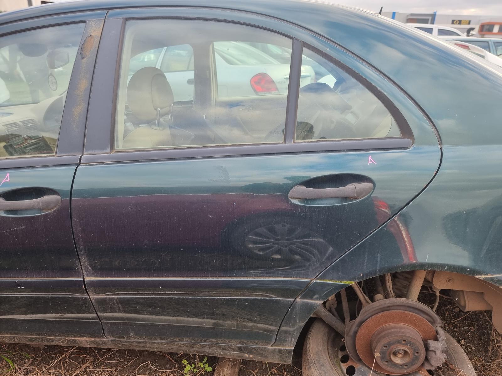 MERCEDES BENZ C CLASS W203 11/2000-06/2007 LEFT REAR DOOR WINDOW SEDAN ...