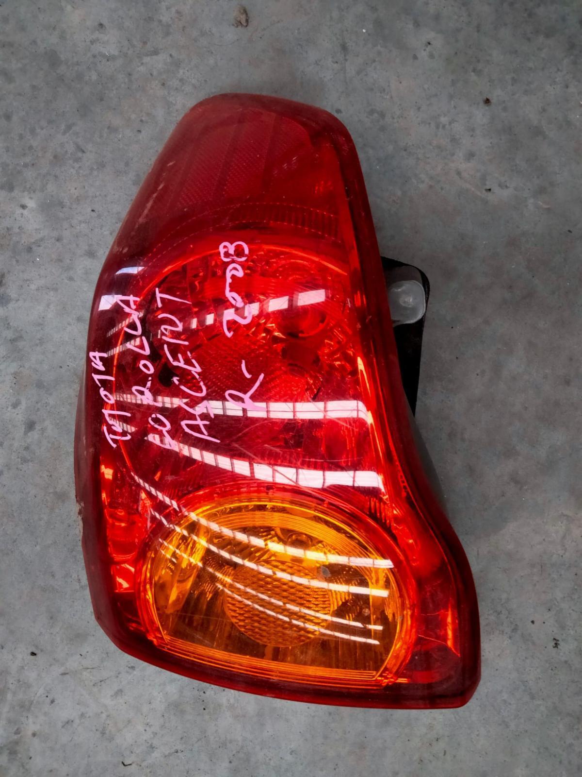 TOYOTA COROLLA RIGHT TAILLIGHT ZRE152/153R, SEDAN, 03/07-02/10 07 08 09 ...
