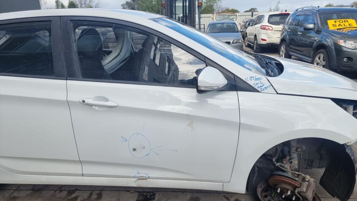 HYUNDAI ACCENT RB 07/2011-12/2019 RIGHT FRONT DOOR SHELL - MMM Auto Centre