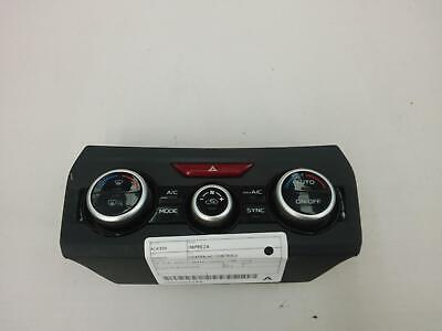 SUBARU IMPREZA G5 11/2016 HEATER/AC CONTROLS DUAL ZONE CLIMATE CONTROL ...