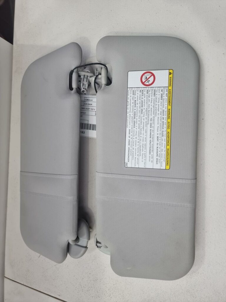 TOYOTA COROLLA SUN VISOR ZRE152 153R PAIR 03 07 10 13 07 08 09 10 11 12 13 MMM Auto Centre