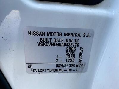 NISSAN NAVARA D40 09/2005-08/2015 RIGHT FRONT DOOR LOCK MECHANISM ...