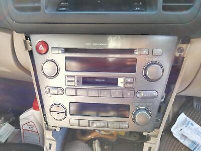 SUBARU OUTBACK 09/2003-09/2006 HEATING/COOLING/AUDIO CONTROL PANEL ...