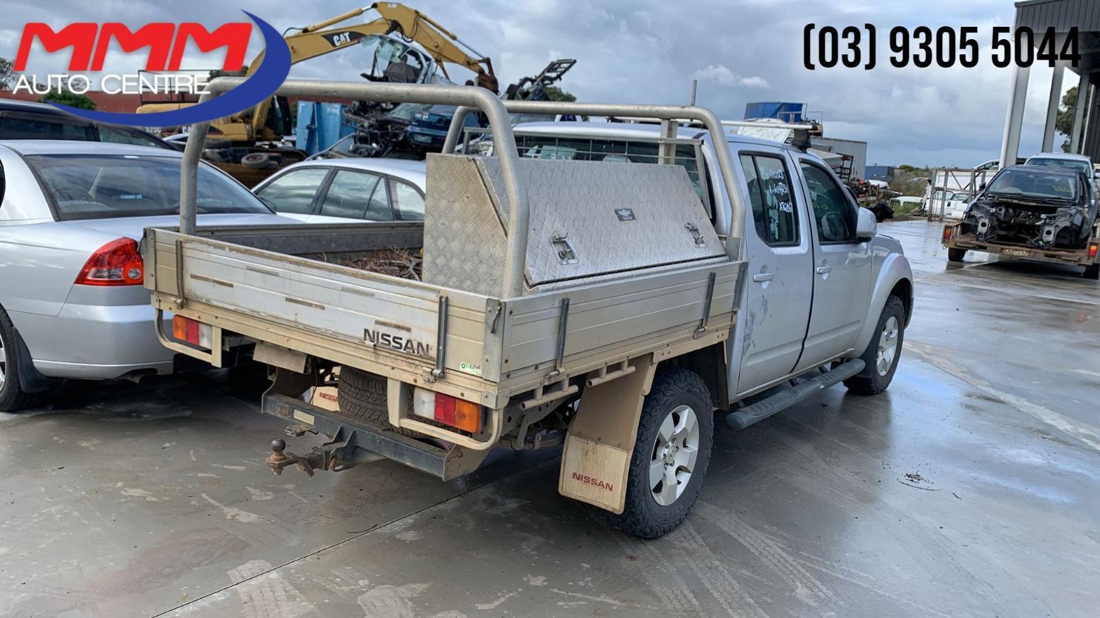 2012 NISSAN NAVARA UTE BACK TRAY BACK, DUAL CAB, ALLOY, - MMM Auto Centre