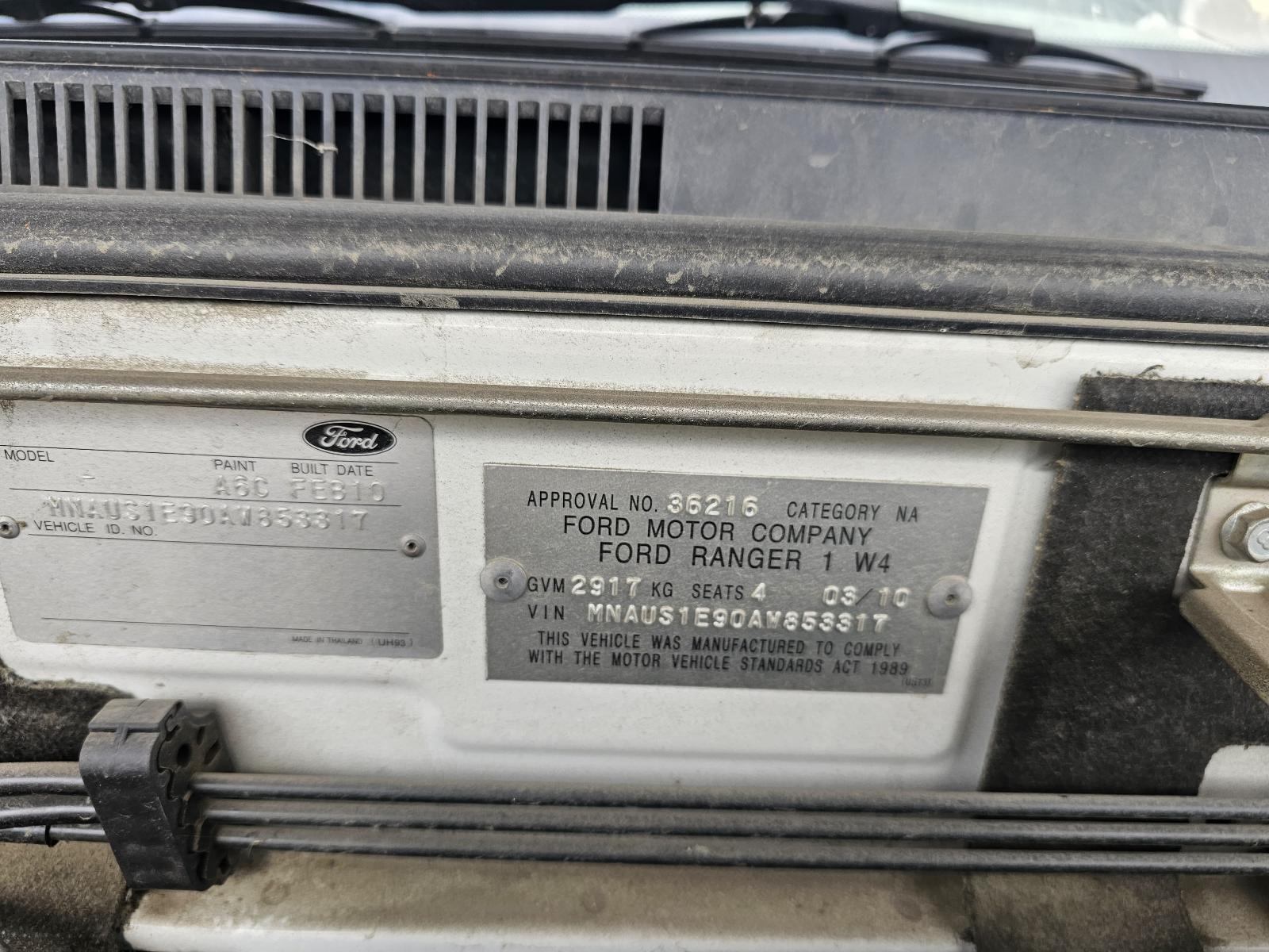 FORD RANGER PJ-PK 12/2006-09/2011 THROTTLE BODY 2.5/3.0 DIESEL WLAT ...