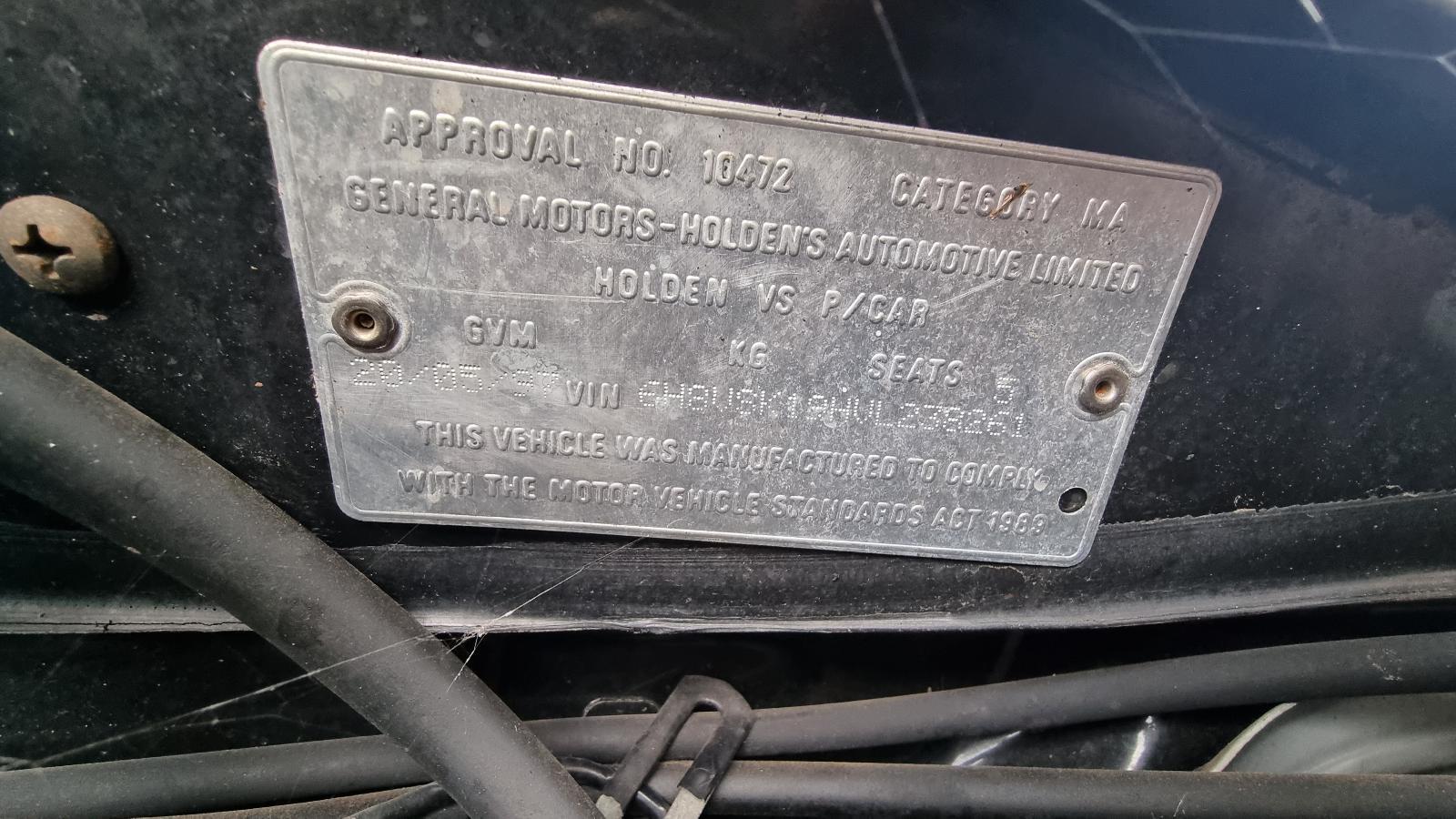 Fanatec Handbrake Cable Accelerator Cable For Holden Commodore VS V6 ...