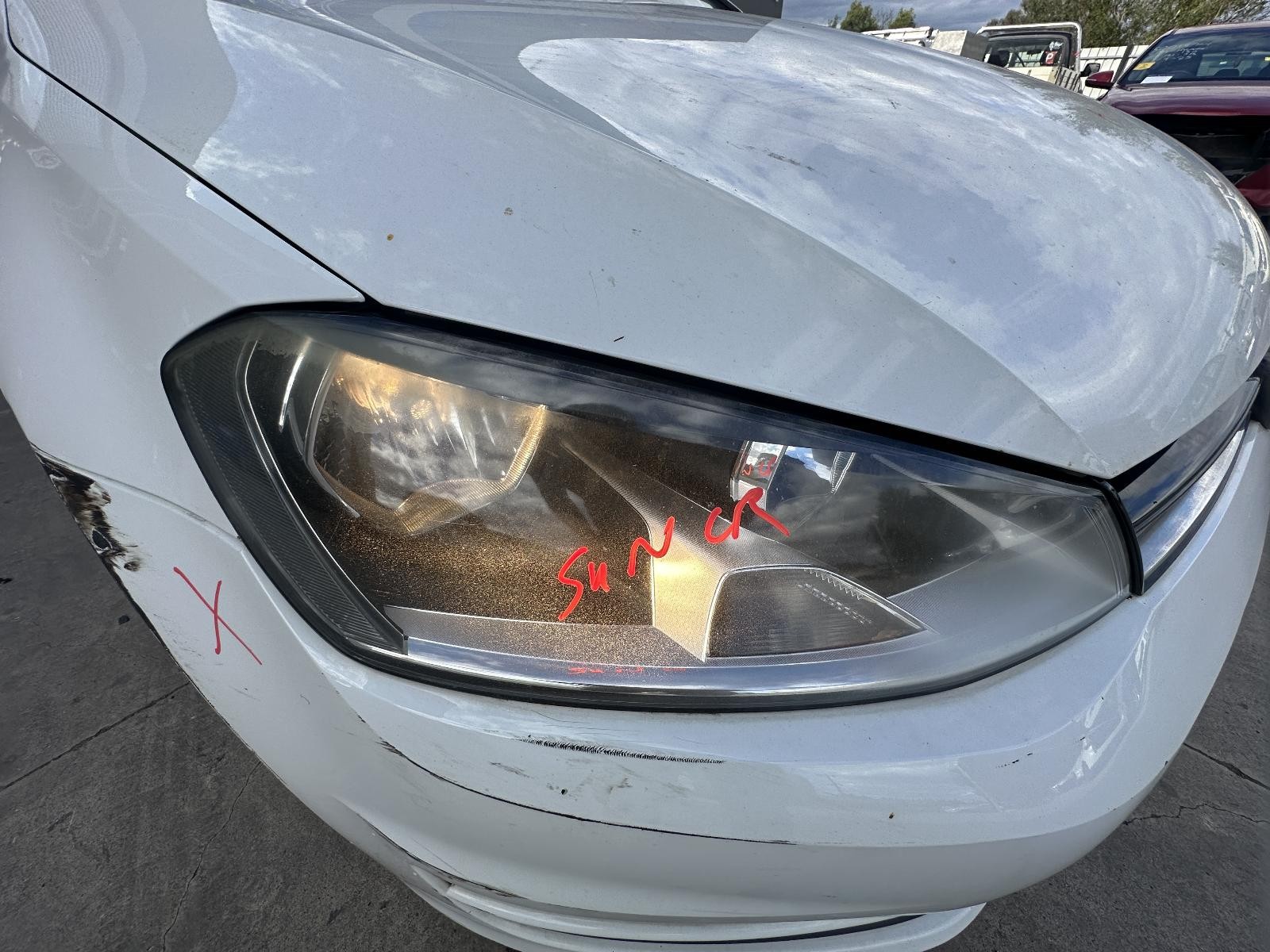 VOLKSWAGEN GOLF GEN 7 11/2012-03/2017 RIGHT HEADLAMP HALOGEN TYPE ...