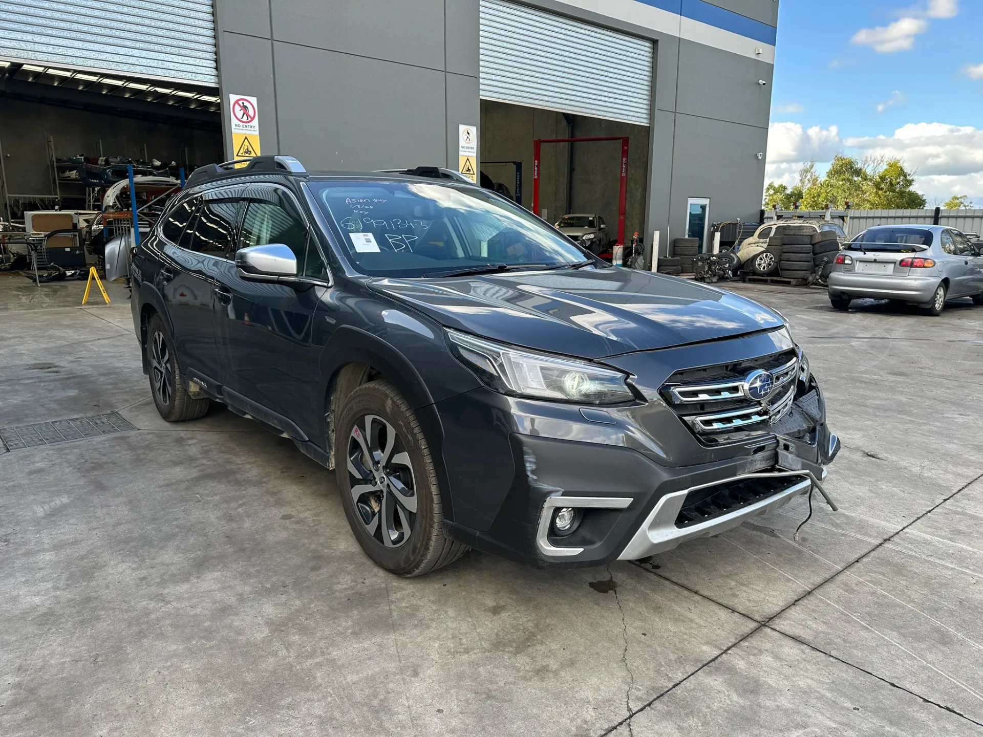 Car Wreckers - Subaru Outback 2021 Black Auto Petrol